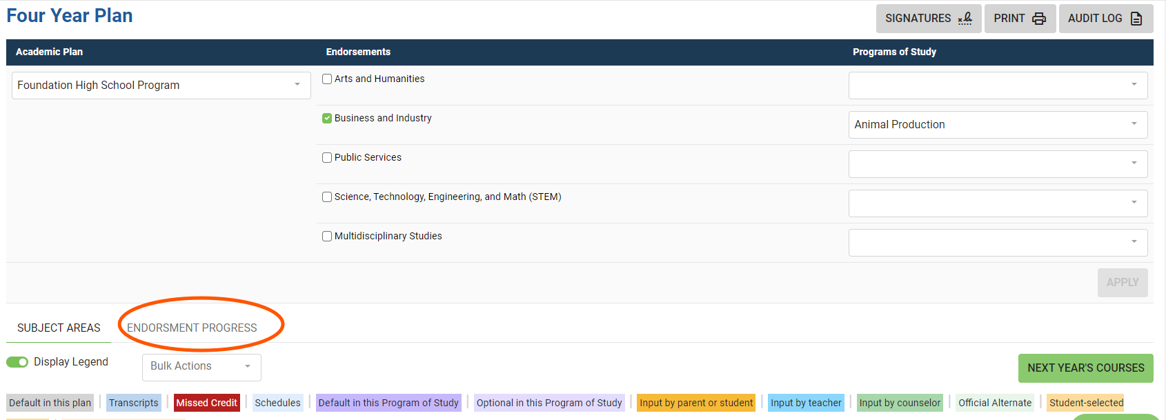How does a student make a four/seven year plan? updated – Support Center